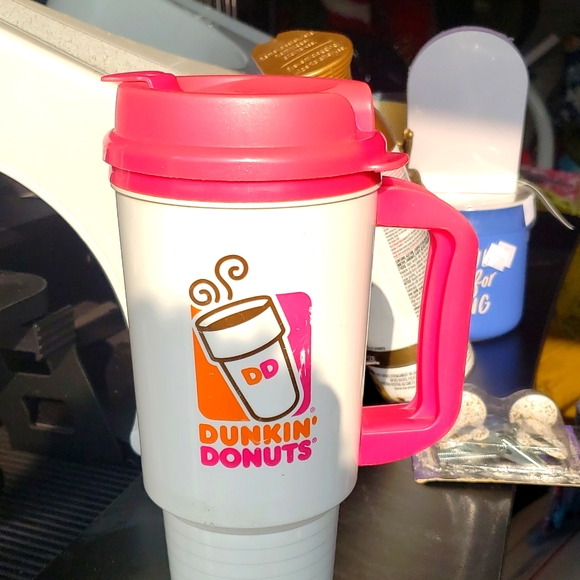 Dunkin Donuts | Kitchen | Vintage Dunking Donuts Pink Cup | Poshmark